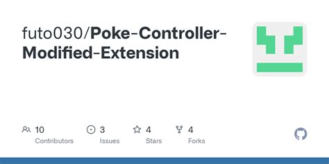 Github Futo030poke Controller Modified Extension