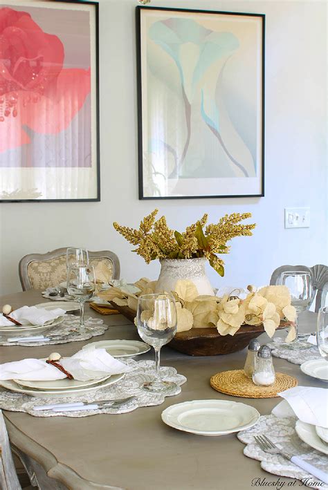 How To Set A Soft And Neutral Fall Table Bluesky At Home