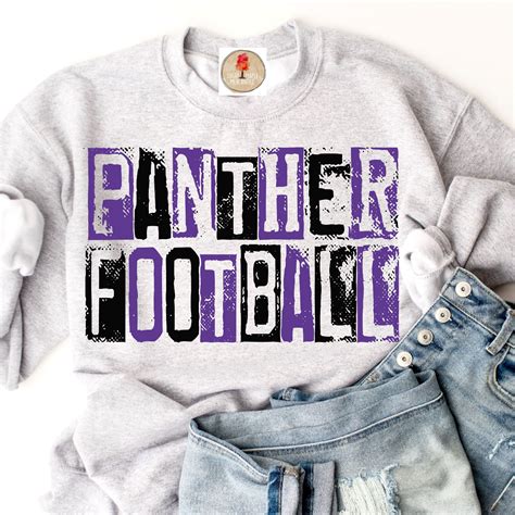 Panthers School Spirit Svg Panther Pride Png Retro Panthers Team Logo