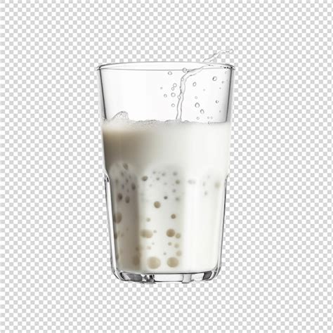 Premium Psd Glass Of Milk