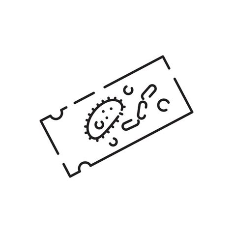 Premium Vector Microbe And Bacterium Line Icon