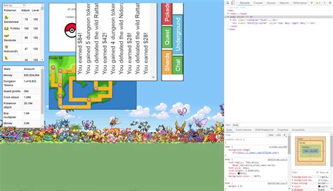 To Isha The Glitch With Th F12 Menu R Pokeclicker