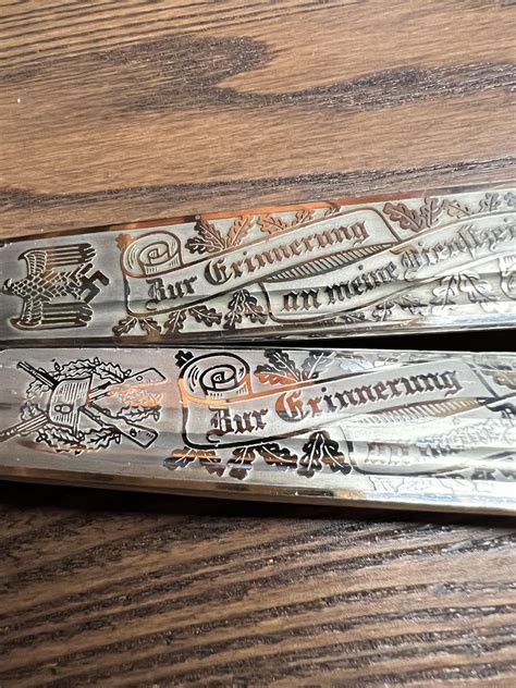 Comparison Between Two Eickhorn Etchings As You See They Are Not Perfectly Identical R