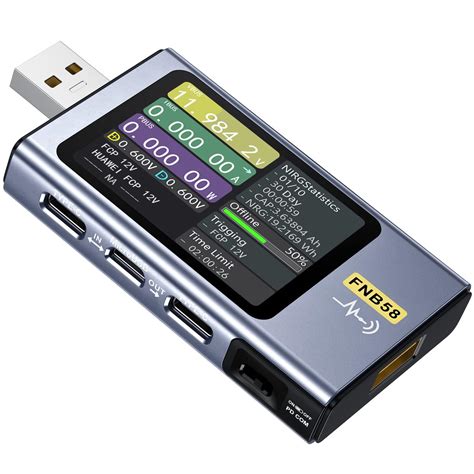 Jp Gulitech Usb Tester Charge Detection Fnirsi Fnb58 Digital