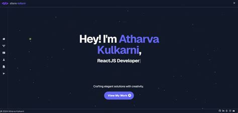 Atharva Kulkarni On Linkedin Webdevelopment Portfolio Reactjs
