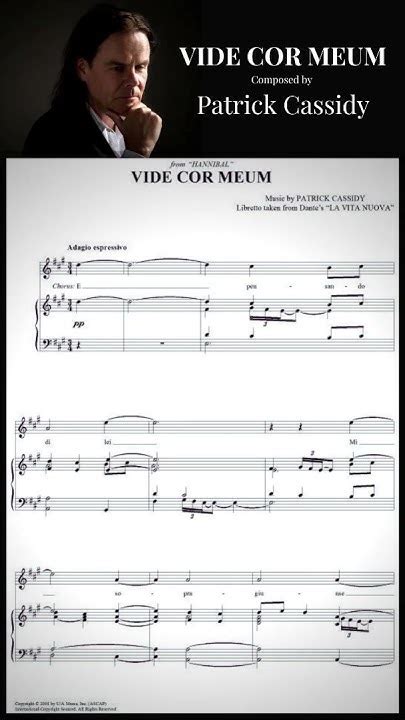 Vide Cor Meum Patrick Cassidy Composer Hannibal Shorts Videcormeum Hannibal
