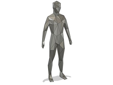 Human Low Poly By Kh4rj0 Download Free Stl Model
