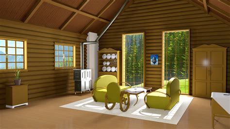 刀剑神域艾恩葛朗特22层西南片区的小木屋模型 场景空间建筑 作品模型 Cg模型网