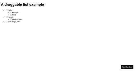 Drag And Drop List Codesandbox Drag And Drop List Codesandbox