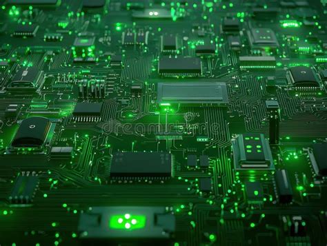 Intricate Closeup Of Computer Circuit Board Exploring The Complex