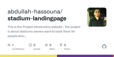 Github Abood Hassstadium Landingpage This Is The Project
