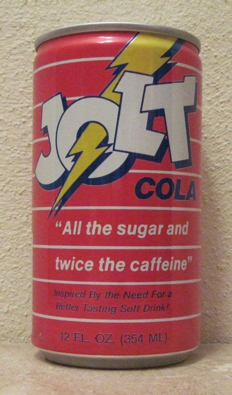 The Energy Drink Of The 80s Jolt Cola Logo Jolt Energy Drink 1990s