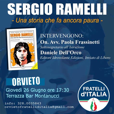 Orvieto Ricorda Sergio Ramelli Un Momento Di Memoria E Riflessione Su