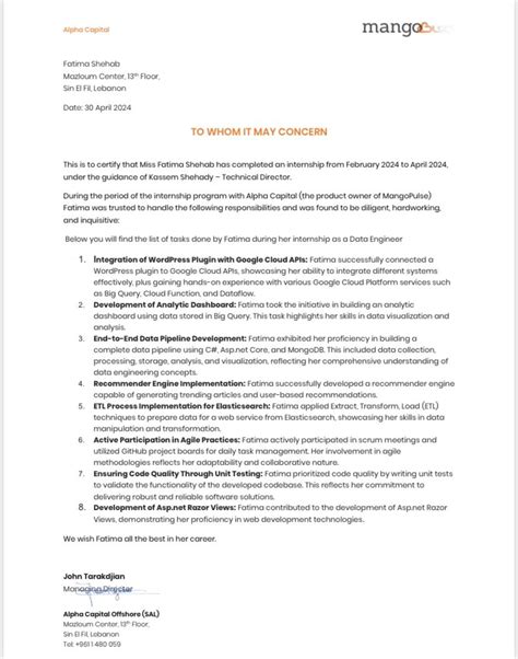 Dataengineer Analyst Internshipjourney Fatima Shehab 12 Comments