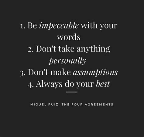 Be Impeccable With Your Words Cynthia M Ruiz
