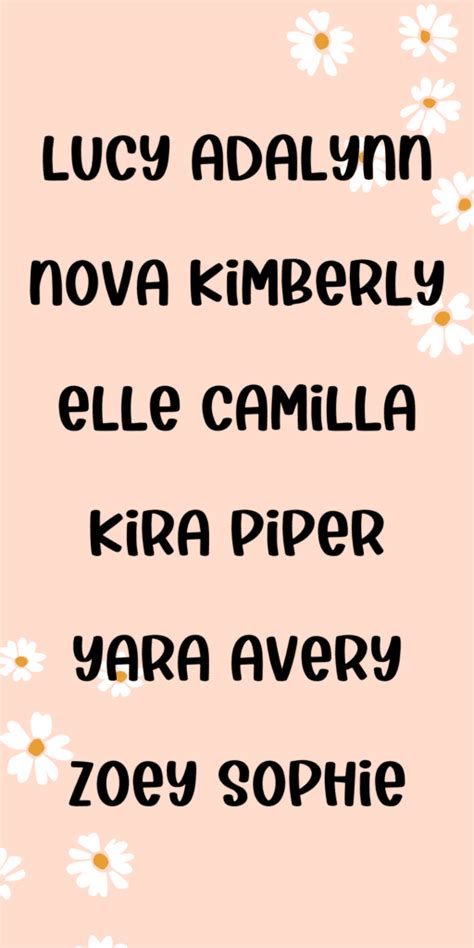 222 Sweet Short Girl Names That Are Super Cute Meanings My