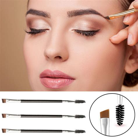 Angled Brow Eyebrow Spoolie√ Dual Eyeliner Brush Brush Makeup Ended Cu Ebay Australia