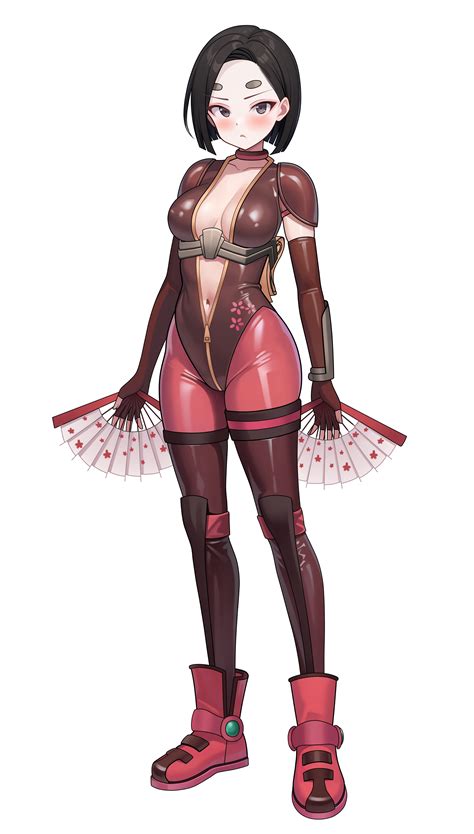 Vodka13 Yumi Ishiyama Code Lyoko Absurdres Highres 1girl Black