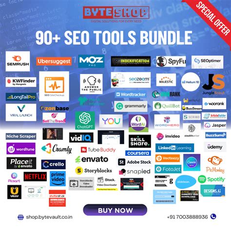 Ultimate Group Buy Seo Tools Bundle 2024 90 Premium Tools Access Yearly Plan Byte Shop