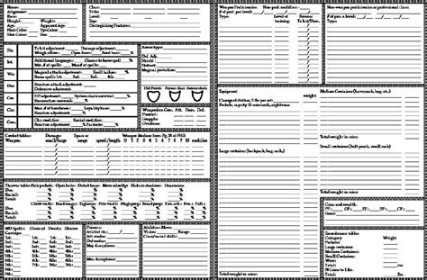 These Old Games Nostalgia 87 The Character Sheet
