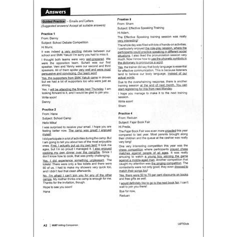 Muet Email Writing Sample 3 Seth Whitford