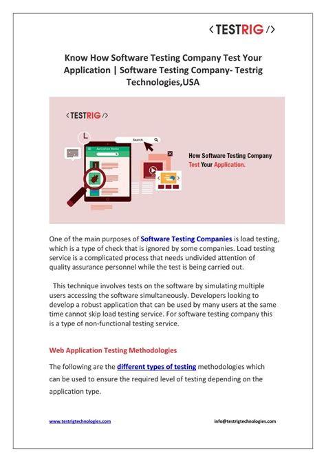 Different Types Of Testing Methodologies