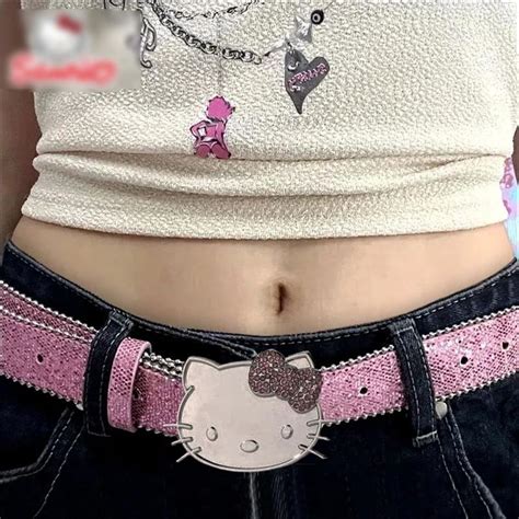 Sparkly Hello Kitty Belt Sissy Dream