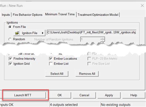 Importing Flammap Input File Into Flammap 60 Desktop Mtt Fire Spread