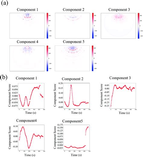 Ica Result A Patterns Of The Independent Components B Component