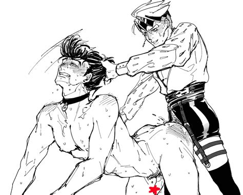 Rule 34 2boys Anal Anal Sex Blush Closed Eyes Diamond Is Unbreakable