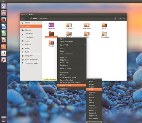 Folder Color Allows You To Change Color Of Folders For Different File Managers In Ubuntu Linux