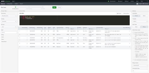 Business Analytics Using Splunk And Database