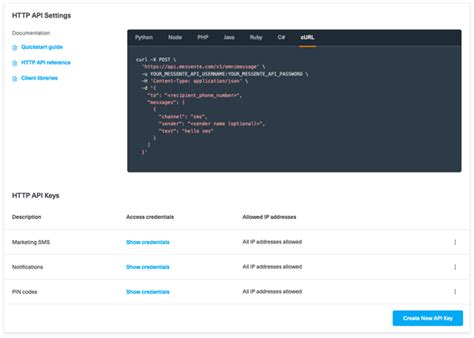 API Setup