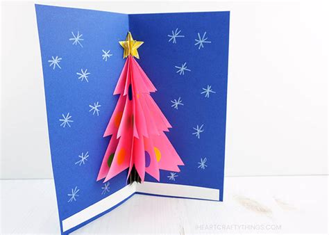 How To Make A 3d Christmas Card I Heart Crafty Things