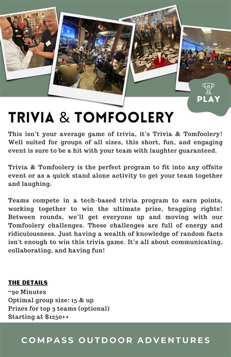 Team Building Events And Adventures — Compass Outdoor Adventures