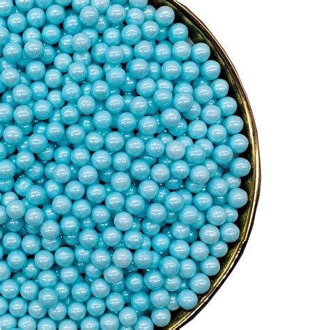 Light Blue Sprinkles Edible Pearls Cake Sprinkles 130g 4