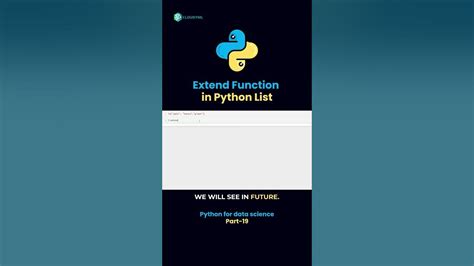 Want To Master Python Lists Extend Function Made Easy Youtube