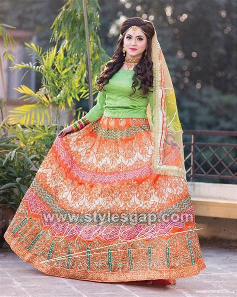 Latest Bridal Mehndi Dresses Designs 2025 2026 Collection