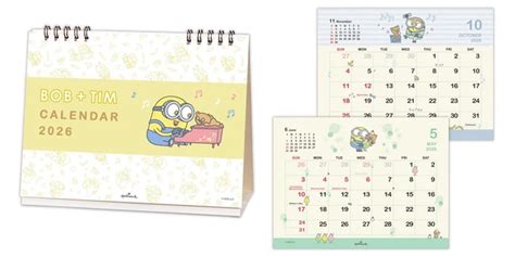 Hallmark Minions 2026 Tabletop Calendar Bob And Tim Japan £2029