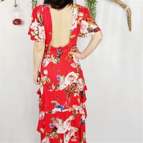 Afrm Dresses Afrm Floral Tiered Maxi Dress Poshmark