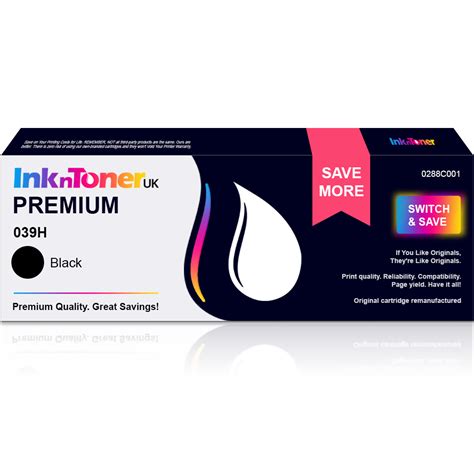 Premium Remanufactured Canon 039 Black Toner Cartridge 0287c001 Canon Lbp351dn Toner Canon