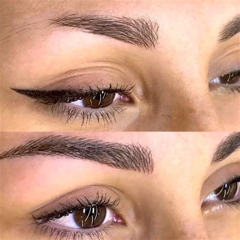 Eyebrow Tattooing By Feathering Method