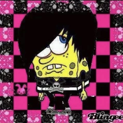 Spongebob Squarepants Fan Art Spongebob Is Emo Bob Esponja Emo Bob Esponja Dibujos Animados