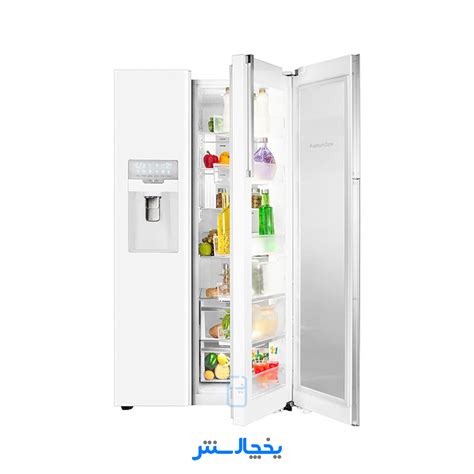 یخچال فریزر ساید بای ساید اسنوا مدل Farnia فرنیا S3di L300 W سفید متالیک