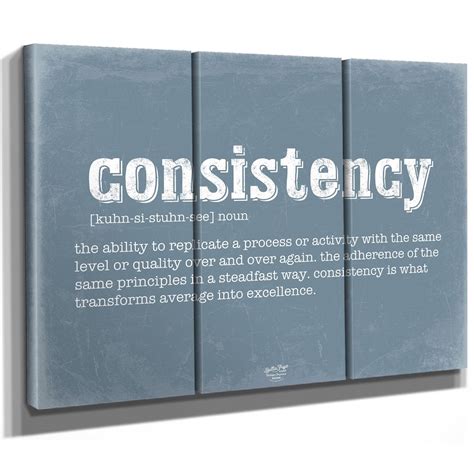 Consistency Definition Wall Art T For Consistency Dictionary
