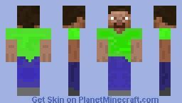 Green Default I Like It Way Better Minecraft Skin