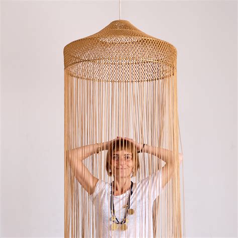 Fatima Zahra Macrame Lamp Honey Hamimi