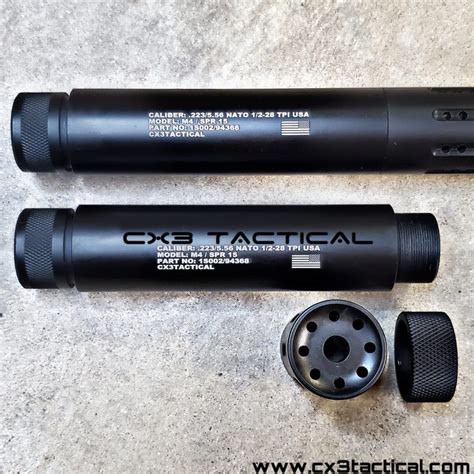 Muzzle Brake Linear Compensator Slip On Shroud Fake Suppressor Can With Removable Muzzle Brake 1