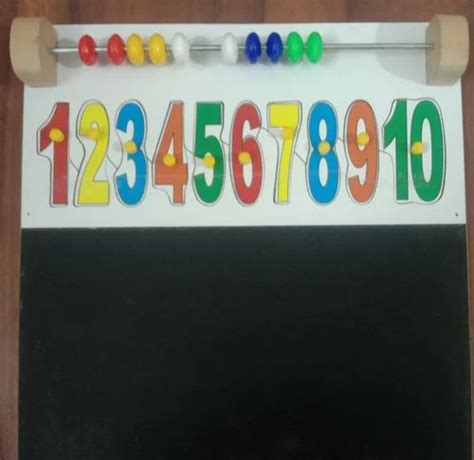 Wooden Abacus With Number And Black Board At ₹ 350 Piece Wooden