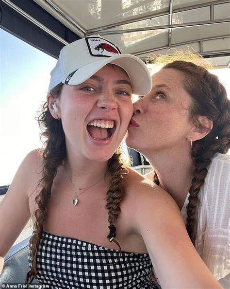 Anna Friel Poses With Lookalike Daughter Gracie 18 As They Enjoy The